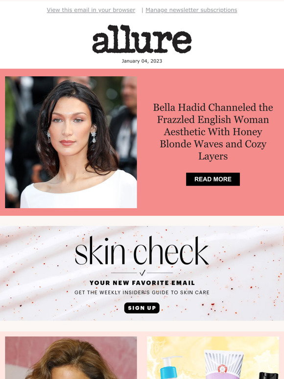 Allure: Bella Hadid and Her Honey-Blonde Waves Are Channeling the ...