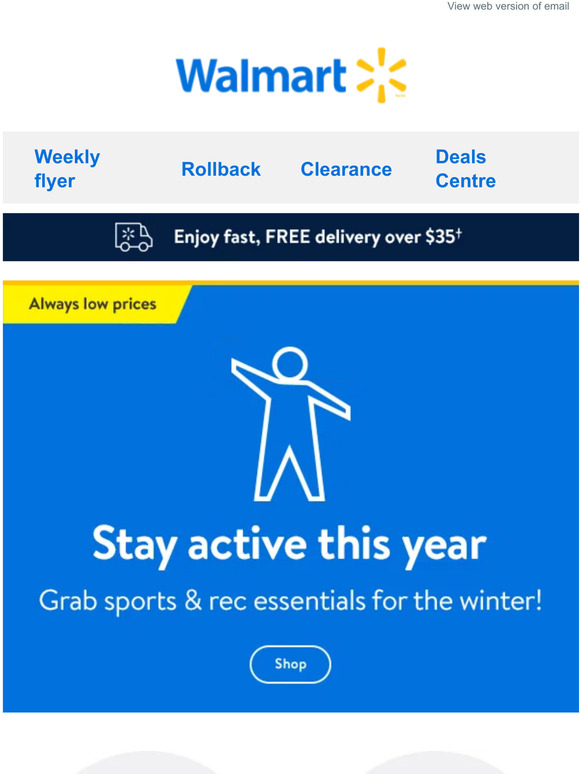 Walmart: Sports & rec essentials for the winter 💪 | Milled
