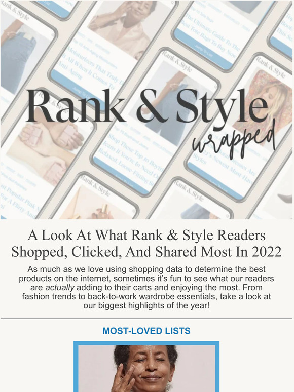 Rank & Style: Our most-shopped list of 2022... | Milled