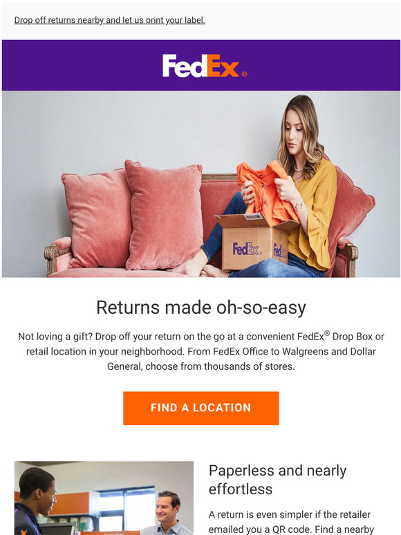 FedEx: Start the new year with simple returns | Milled