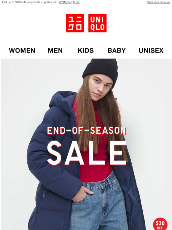 UNIQLO Email Newsletters: Shop Sales, Discounts, and Coupon Codes