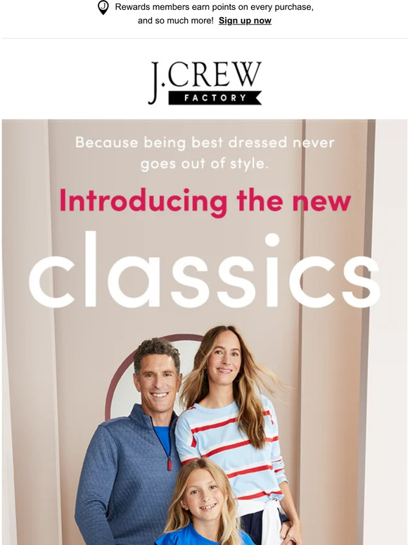 J.Crew Factory: Meet the new classics, all up to 60% off (!!!) | Milled