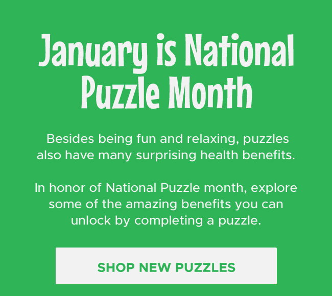White Mountain Puzzles: Happy National Puzzle Month! 🧩 | Milled