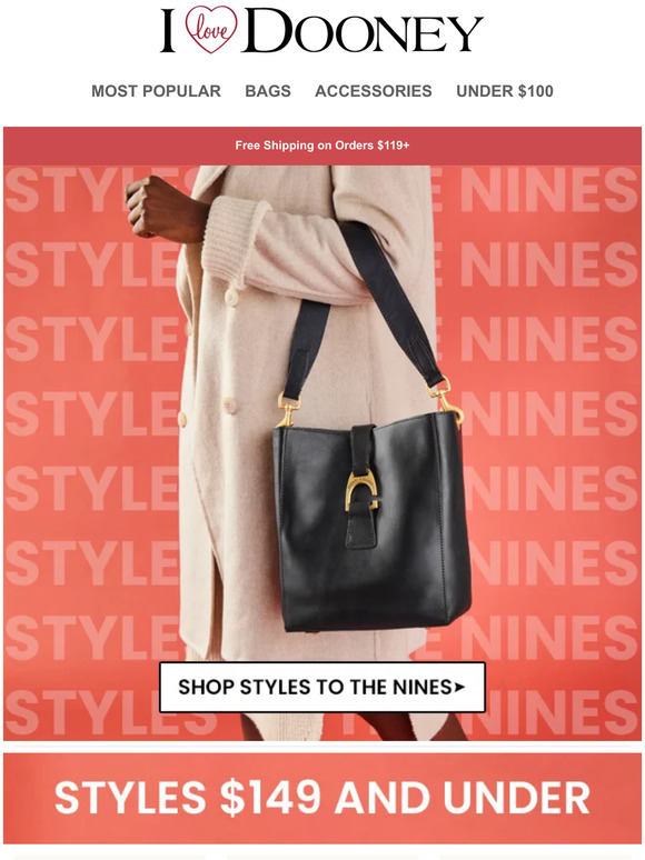 Dooney & Bourke: Styles To The Nines is Back! Shop Styles From $19 ...