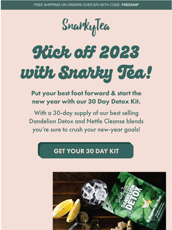 Snarky Tea: KICK OFF 2023 WITH SNARKY TEA 👟 | Milled