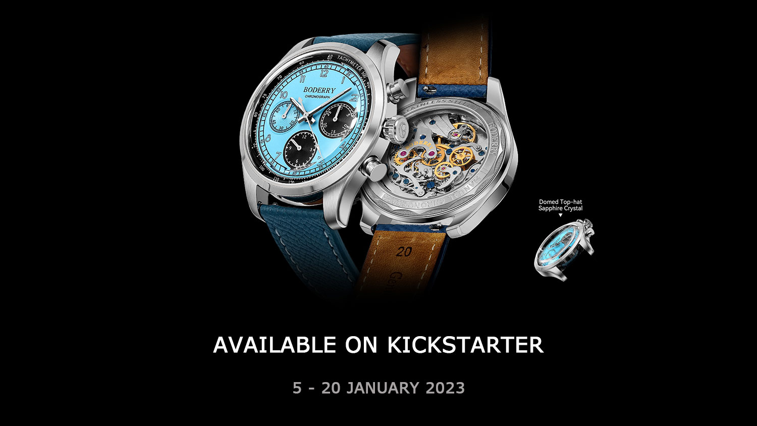Boderry Watches: BODERRY's first six-hands mechanical chronograph ...