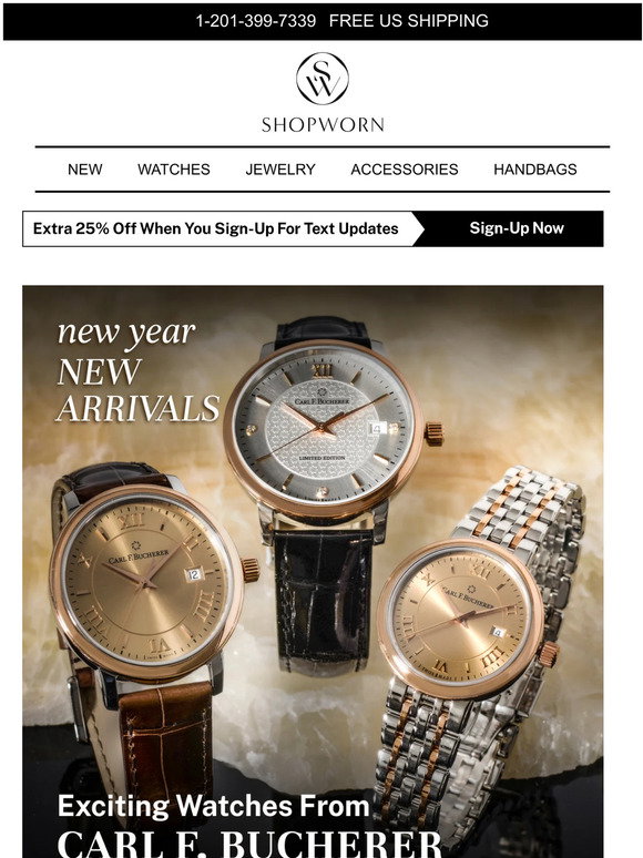 ShopWorn: Carl F. Bucherer: New Arrivals In Watches Now Available | Milled