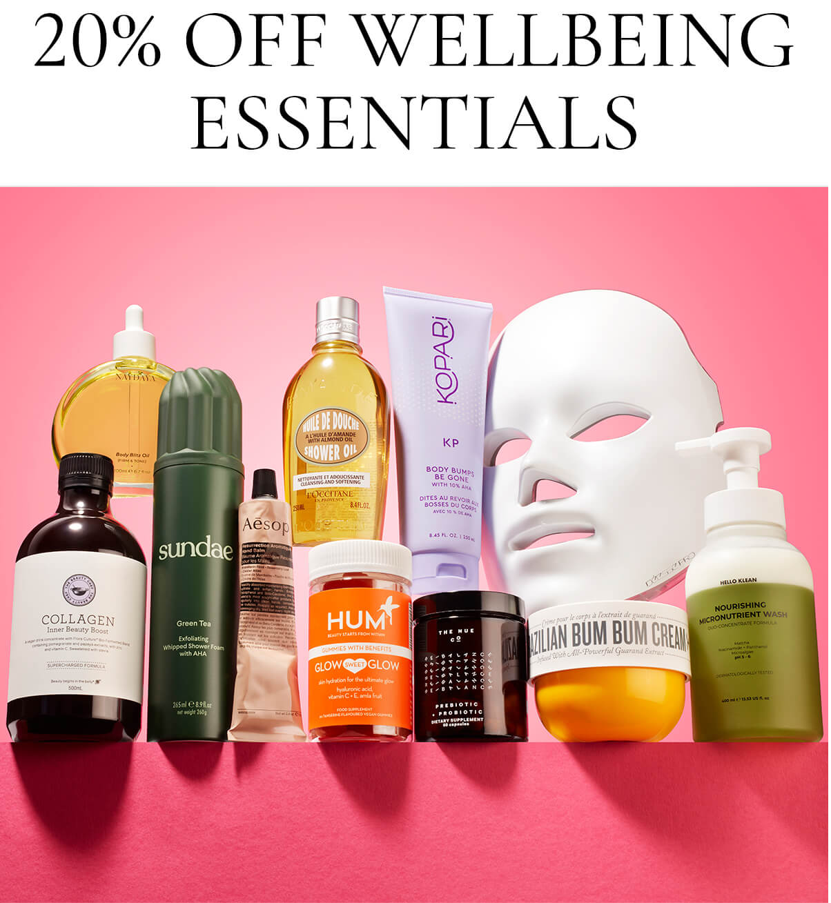 Cult Beauty: 20% OFF wellness essentials | Milled