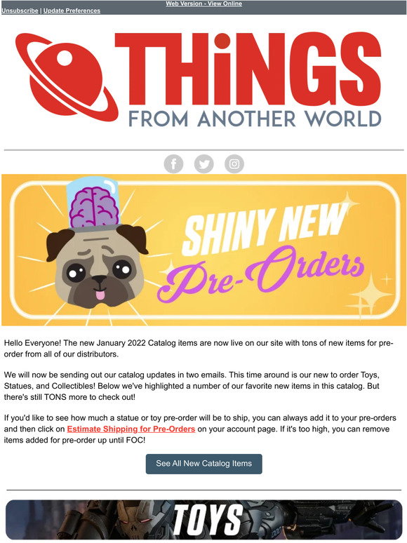Things From Another World: Check out all the new statues and toys ...