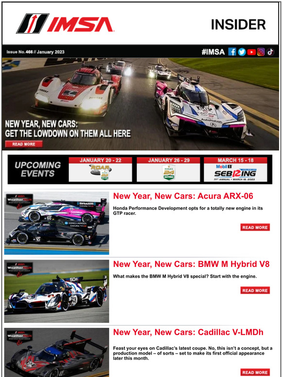IMSA: Meet the New Cars Coming to IMSA Tracks in 2023 | Milled