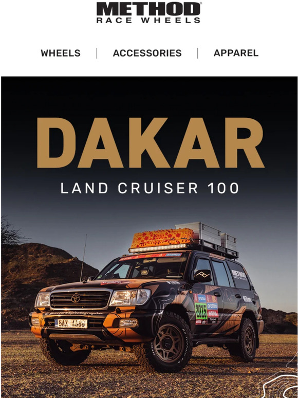 Method Race Wheels: Dakar Land Cruiser | Milled
