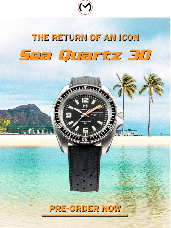 Momentum Watch: Introducing the Sea Quartz 30 | The Original Magnum P.I ...