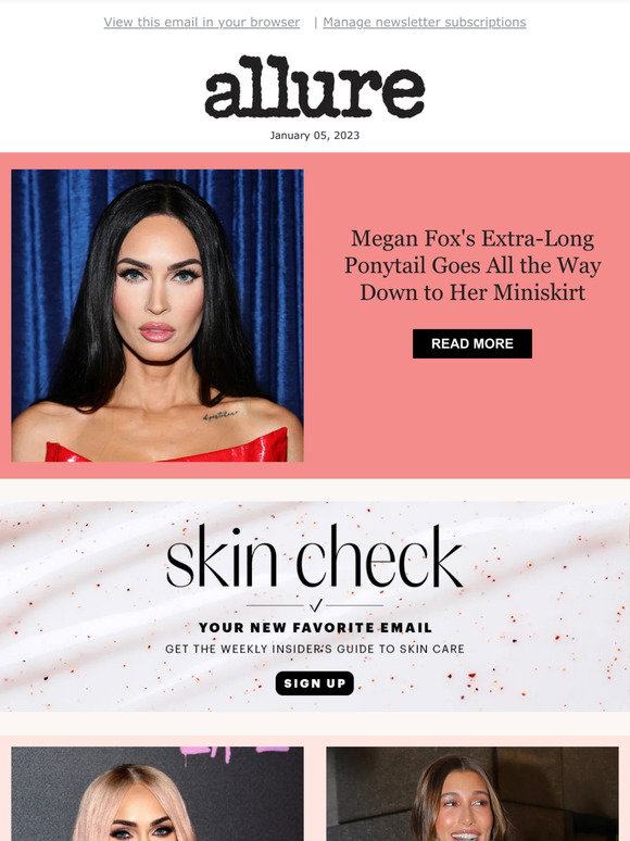Allure: Is This Megan Fox's Longest Ponytail Ever? | Milled