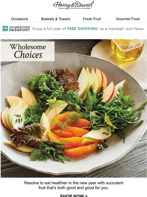 Harry & David: Start the year off fresh with premium fruit. | Milled