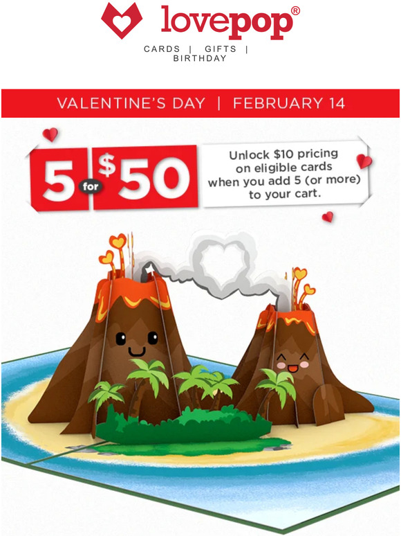 Lovepop: 5 for $50? Yes please! | Milled