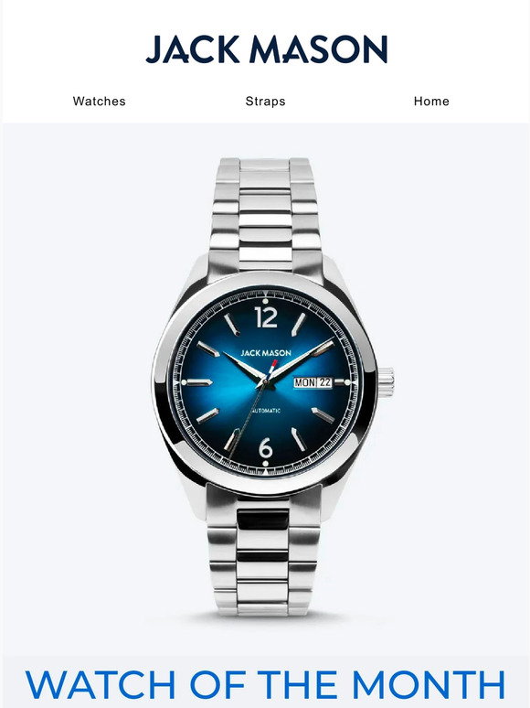 Jack Mason: Watch of the Month: Gradient Blue Dial Canton | Milled