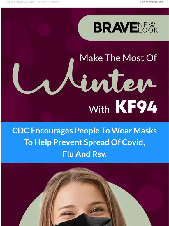 Brave New Look: Stay safe & comfortable with KF94 masks 💯 | Milled