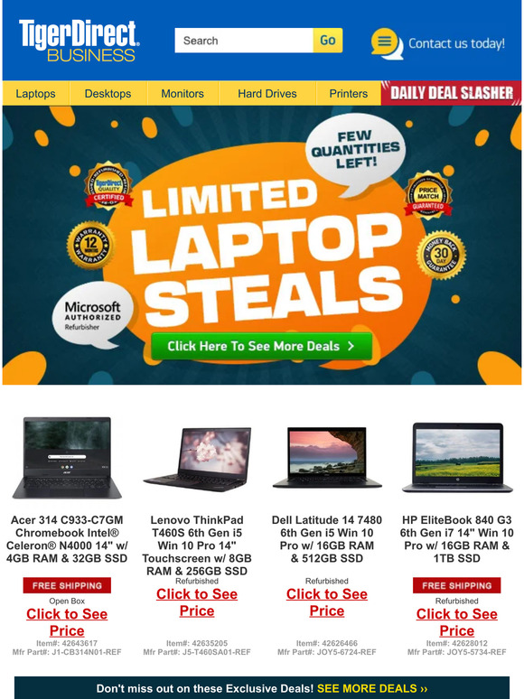 TigerDirect: Few Stocks Left! $159 Acer Chromebook | Milled