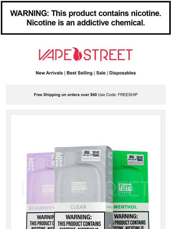 Vape Street: New Flum Pebble Disposable Flavors have arrived!🤯 | Milled