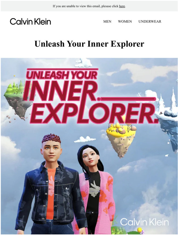 Calvin Klein: Create Your Own Avatar in Calvin Klein | Milled