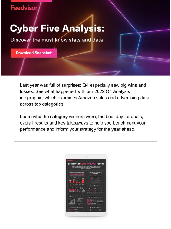 Feedvisor: [Infographic] 2022 Q4 Amazon Analysis | Milled