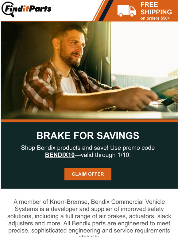 FinditParts: Shop Bendix Products—And Get to Your Destination Safely ...