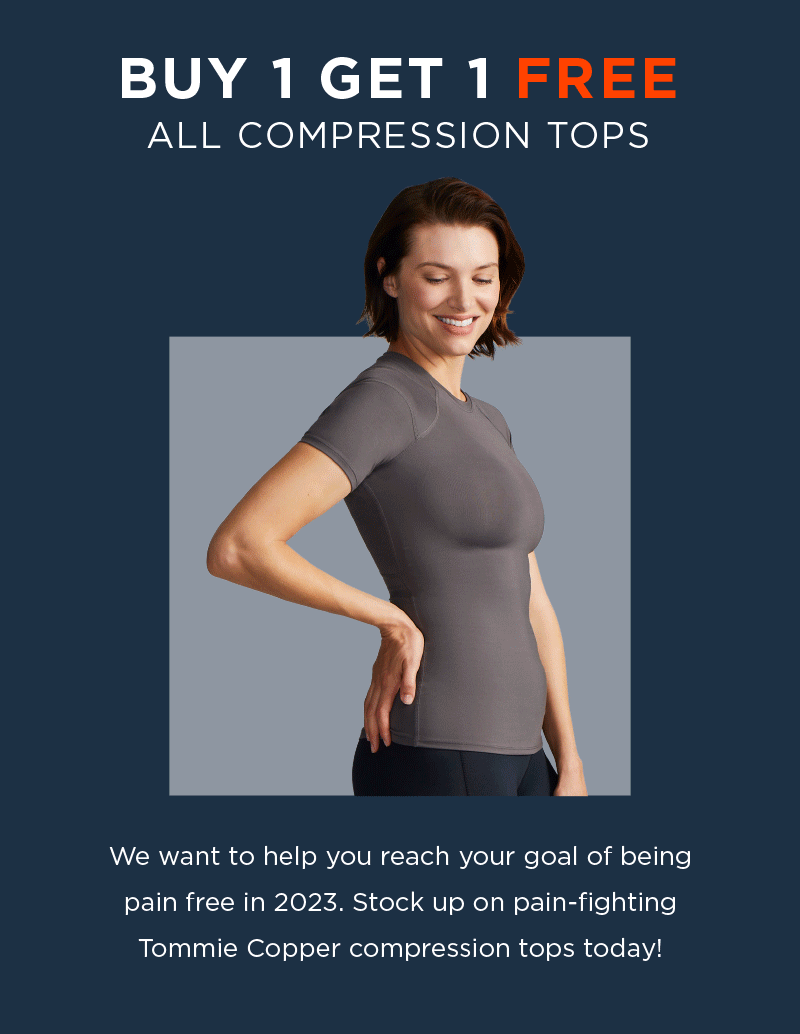 Tommie Copper: BOGO Compression Tops | Milled