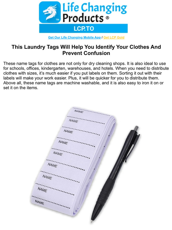 Life Changing Products: This Laundry Tags Will Help You Identify Your ...