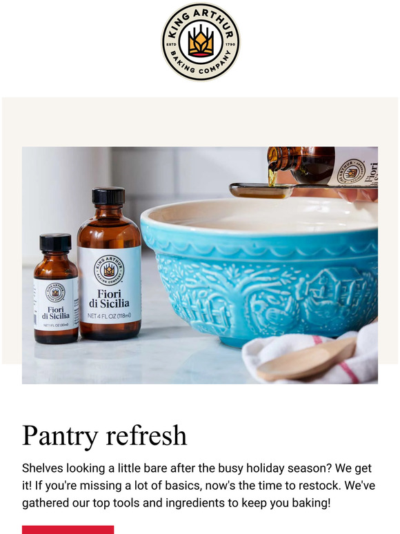 King Arthur Baking Company: Time for a Pantry Refresh! | Milled