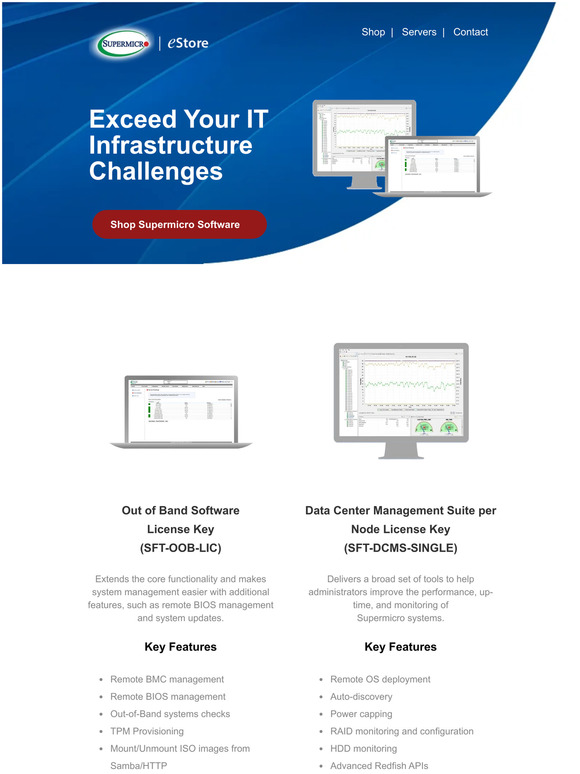 Supermicro: Supermicro Software License Keys - Delivered Digitally in 1 ...