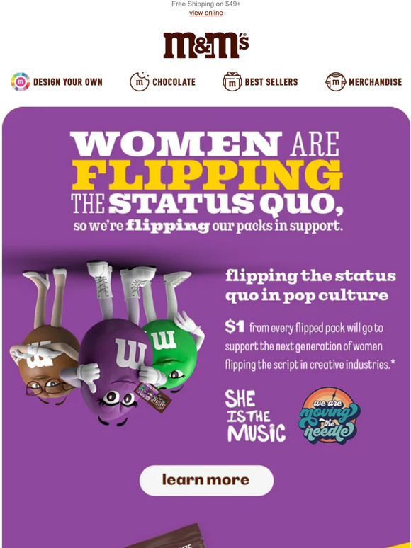 M&M's: Celebrate Women Flipping the Status Quo | Milled