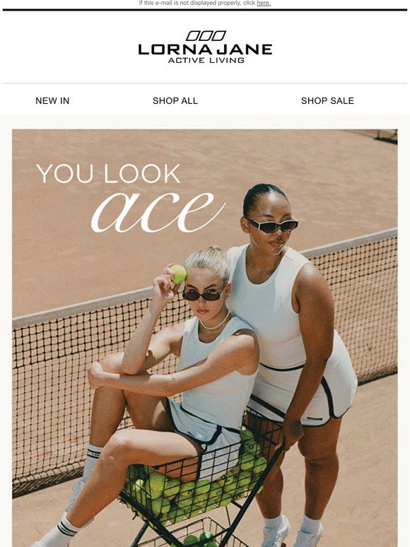 Lorna Jane: ACE YOUR LOOK! 🎾 | Milled