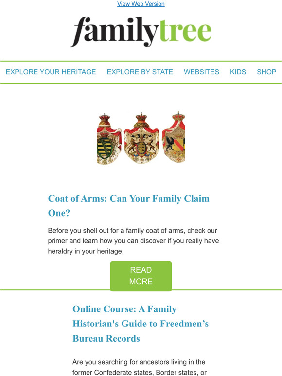 Family Tree Magazine: Coat of Arms: Can Your Family Claim One? | Milled