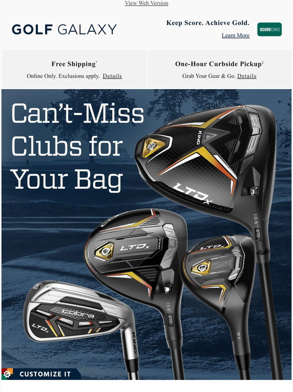 Golf Galaxy: Here's your chance! Score up to $150 off COBRA LTDx clubs ...