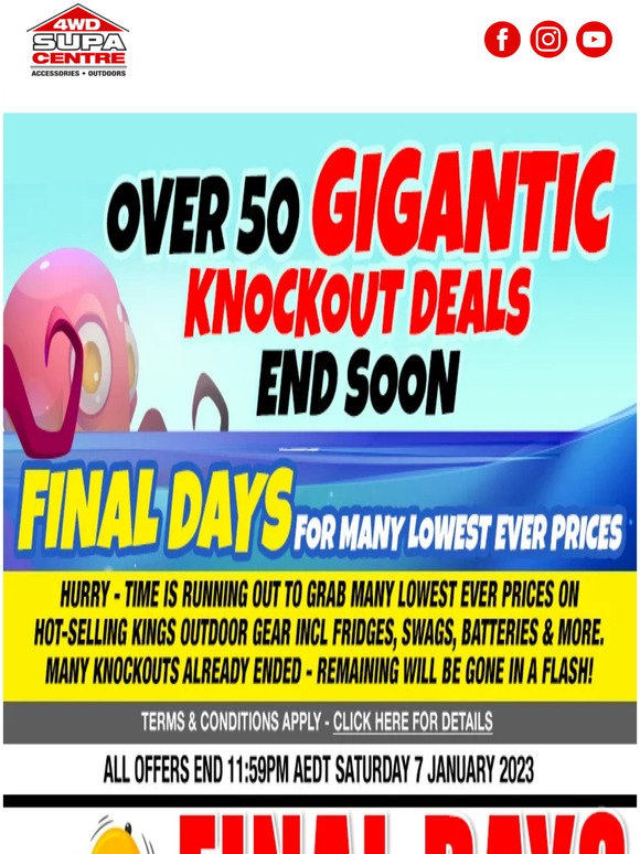 Supacentre: Over 50 Gigantic Knockout Deals End Soon - Final Days For ...