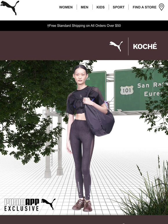 Puma: PUMA x KOCHÉ: PUMA App Exclusive | Milled