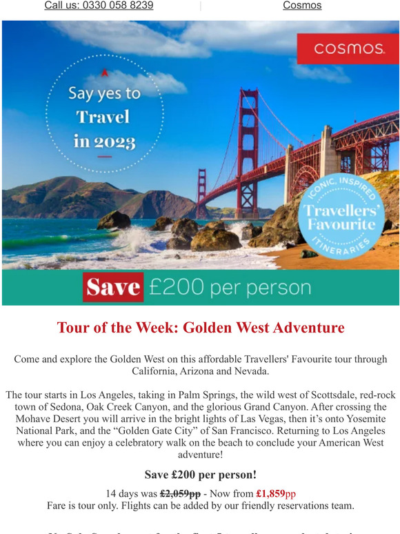 Cosmos Holidays: Hollywood, Las Vegas and Yosemite 🧡 | Milled