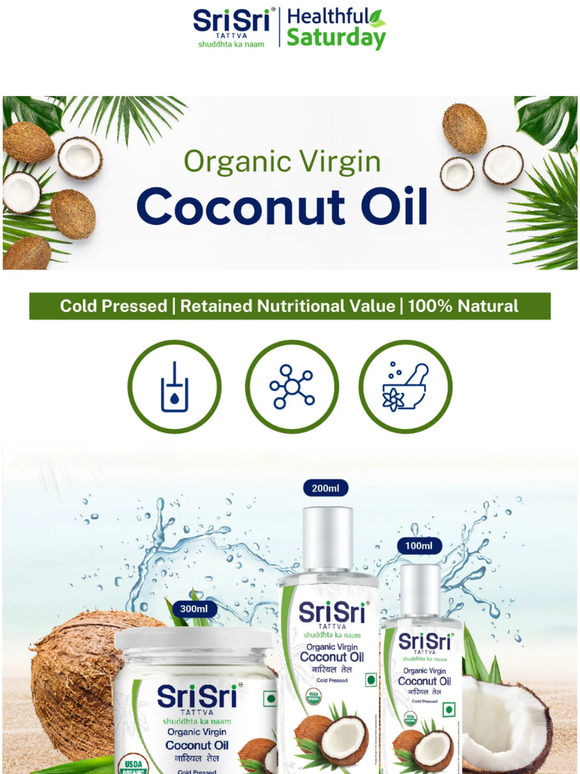 Sri Sri Tattva: 5️⃣ winter benefits of Organic Virgin Coconut Oil 👌 ...