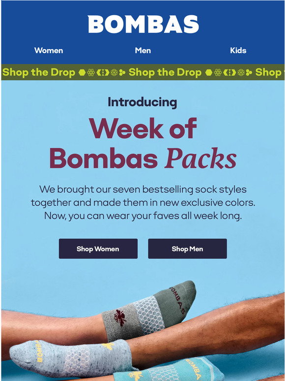Bombas: New & Exclusive: Week of Bombas | Milled