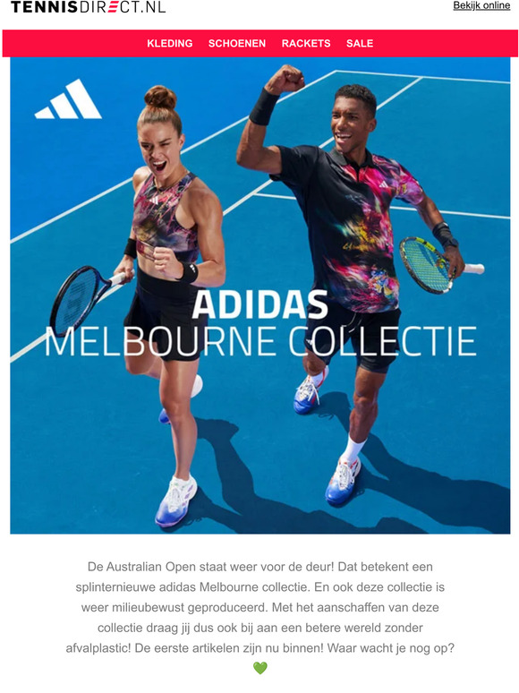 TennisDirect: Ontdek de nieuwe adidas Melbourne collectie! | Milled