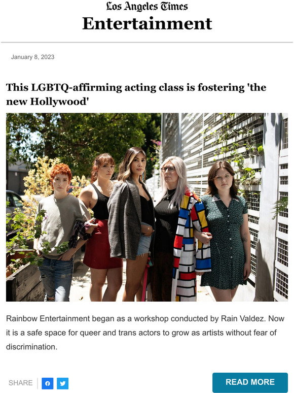 Los Angeles Times: The acting class fostering 'the new Hollywood' | Milled