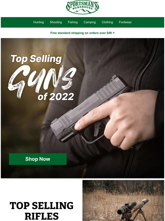 Sportsman's Warehouse: Add The Top Guns to Your Collection | Milled