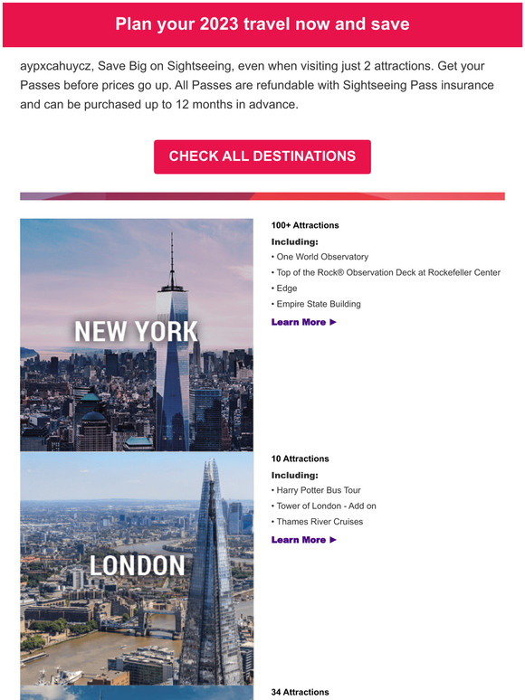 Sightseeing Pass: Where will you go in 2023? Explore now at 2022 Prices | Milled