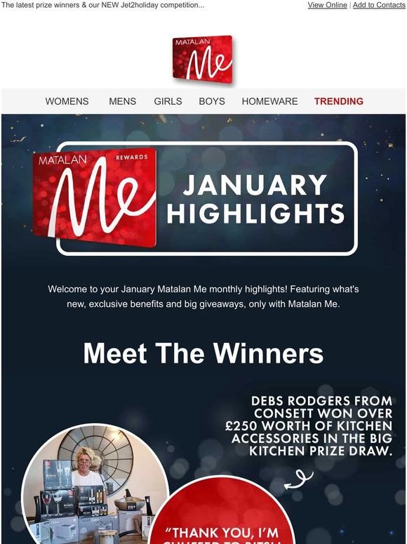 Matalan: Your January highlights are inside 👀 | Milled