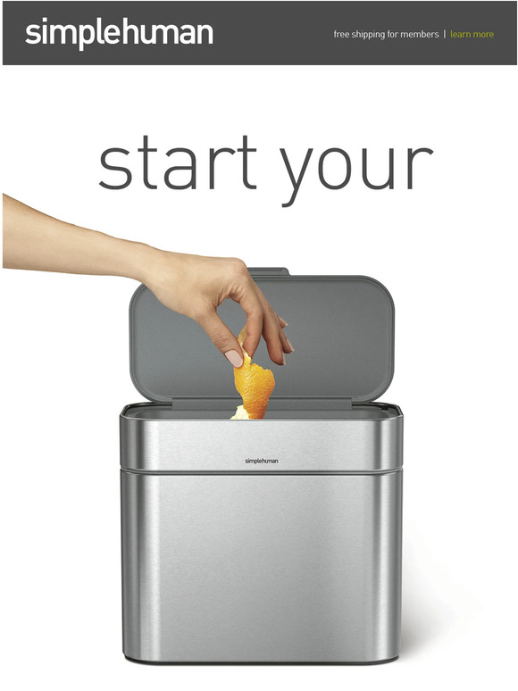 simplehuman: Start your composting journey | Milled