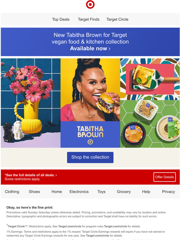 Target: New Tabitha Brown for Target vegan food & kitchen collection ...