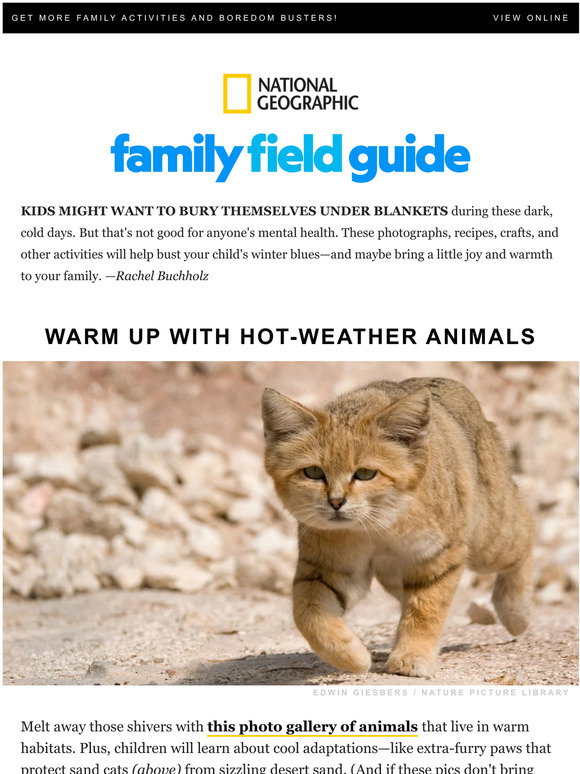 National Geographic: Bust your kid's winter blues with these activities ...