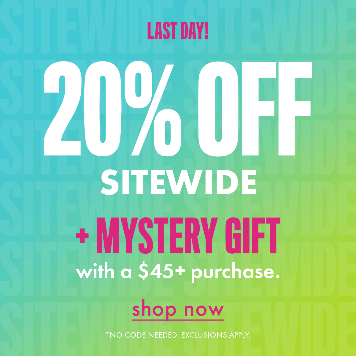 NYX Cosmetics: LAST DAY! 20% OFF SITEWIDE + MYSTERY GIFT | Milled
