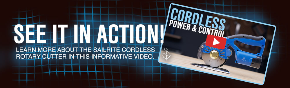 Sailrite: Introducing the Sailrite Cordless Rotary Cutter | Milled