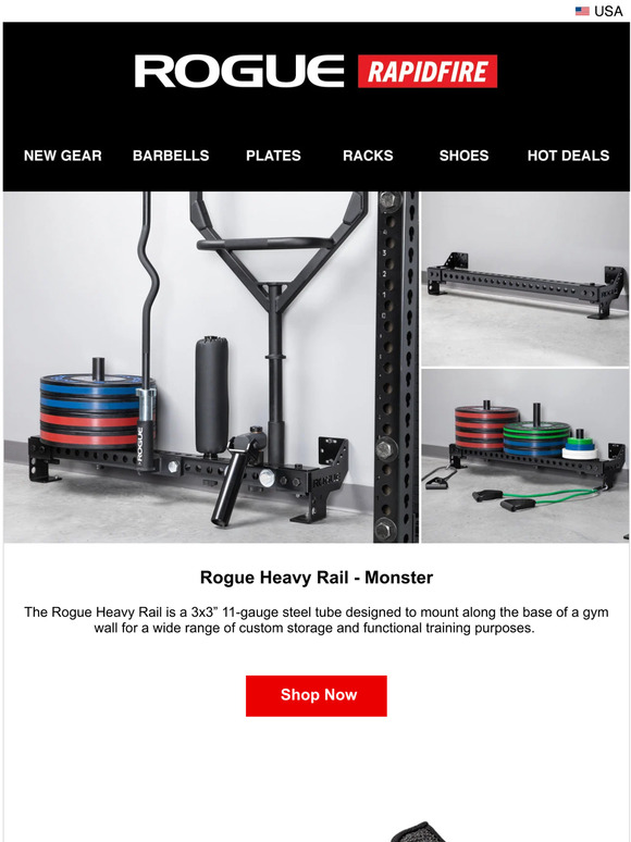 Rogue Fitness: Just Launched: Rogue Heavy Rail - Monster and NOBULL ...